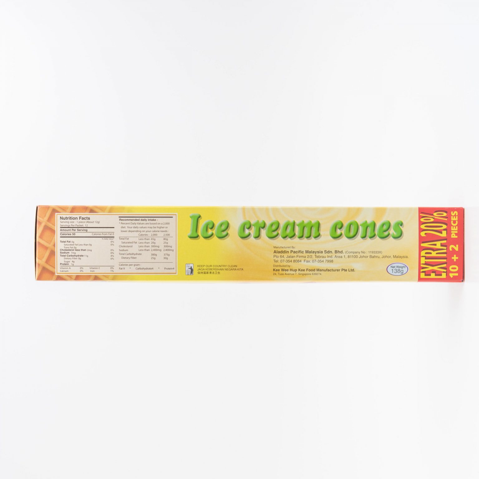 EGO Wafer Cup Cone 50g – EGO Foods