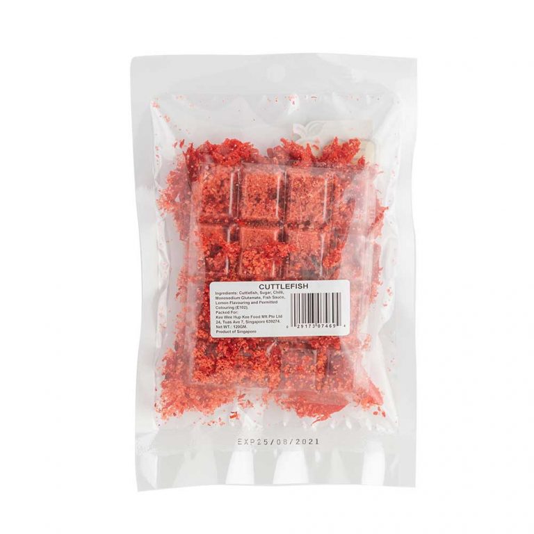 EGO Red Cuttlefish Snack 120g - EGO Foods