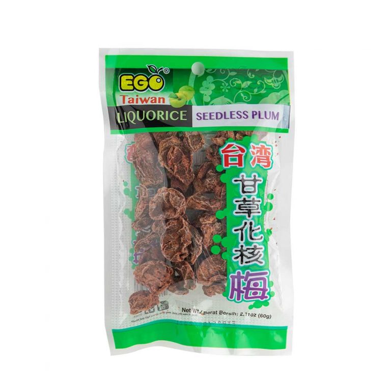 EGO Taiwan Liquorice Seedless Plum 60g - EGO Foods