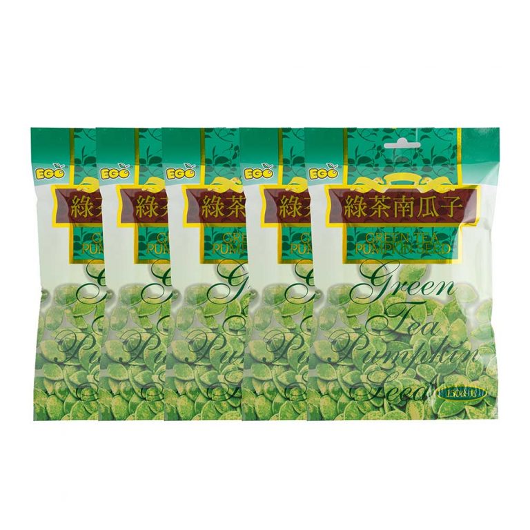 EGO Green Tea Pumpkin Seeds (Box 5x150g) - EGO Foods