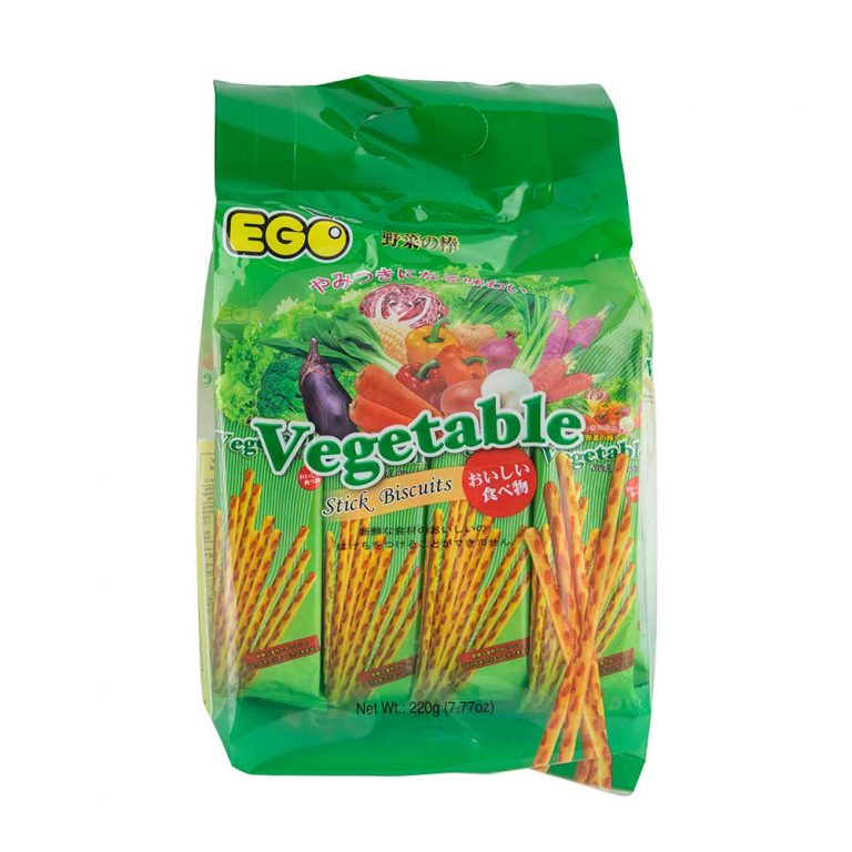 EGO Stick Biscuits - Vegetable Flavour 220g - EGO Foods